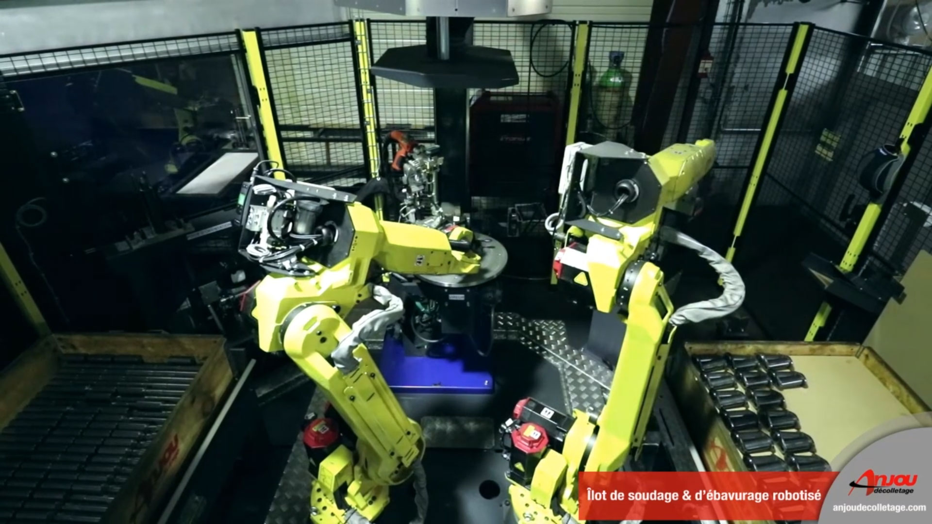 îlot de soudage robotisé | Anjou Décolletage